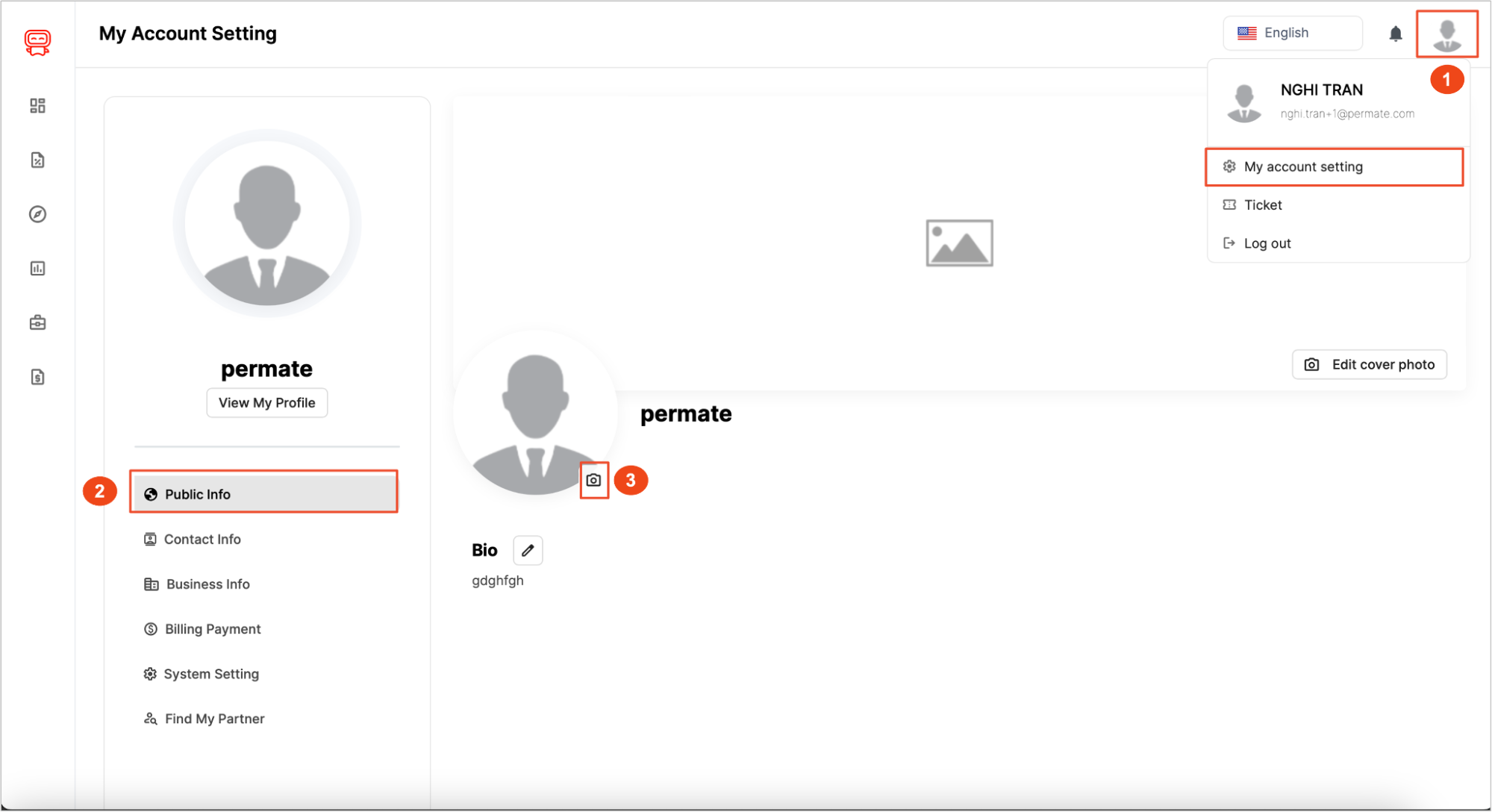 How to set up my brand profile on Permate - permate.com