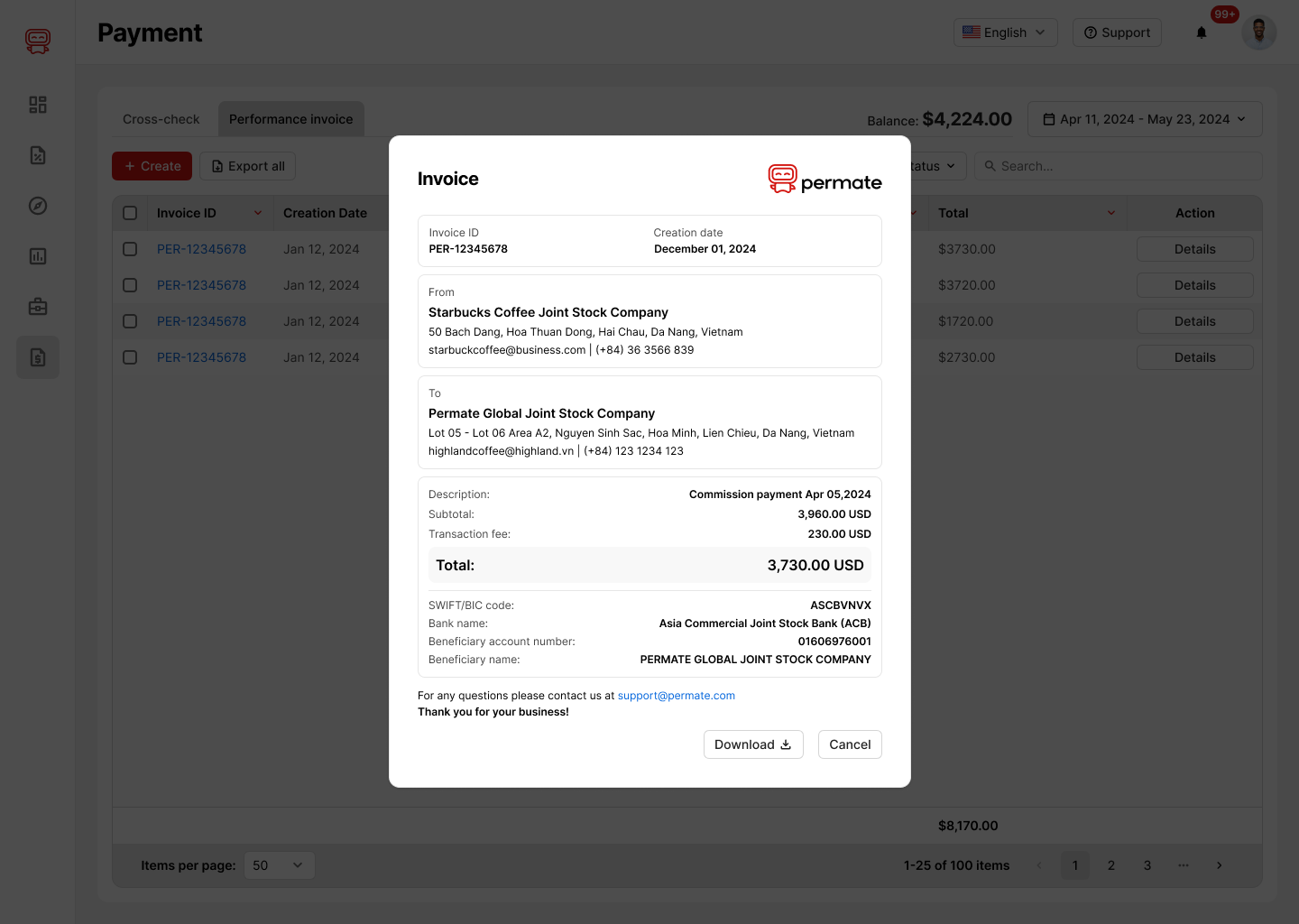 Understanding Partner payment process on Permate - permate.com